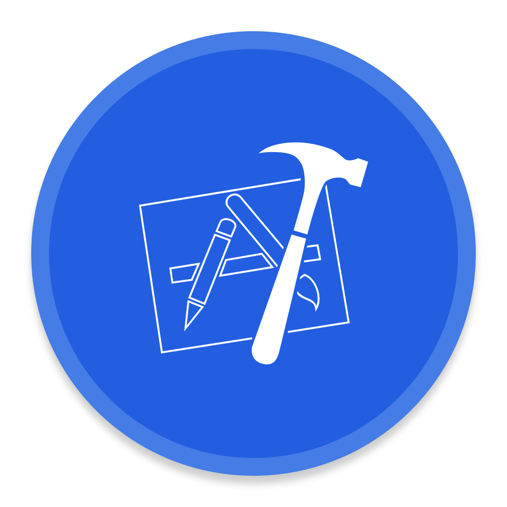 XCode Icon Button UI App Pack Two Iconset BlackVariant