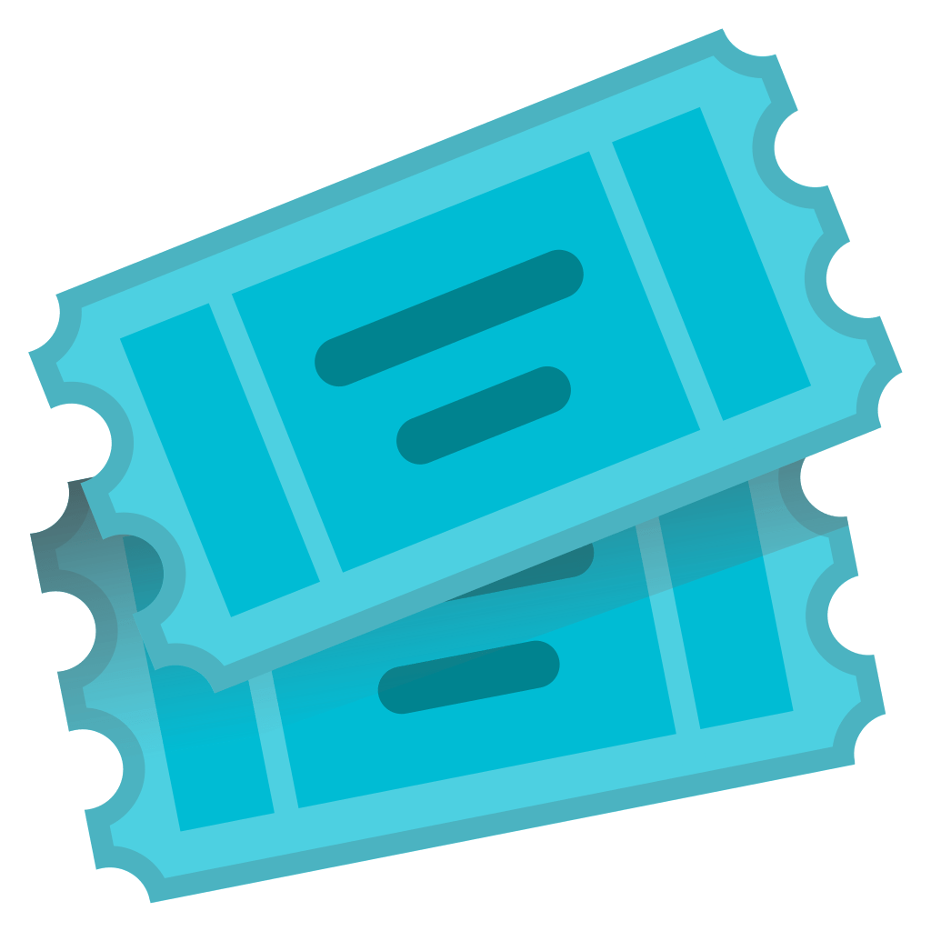 Admission tickets Icon | Noto Emoji Activities Iconset | Google