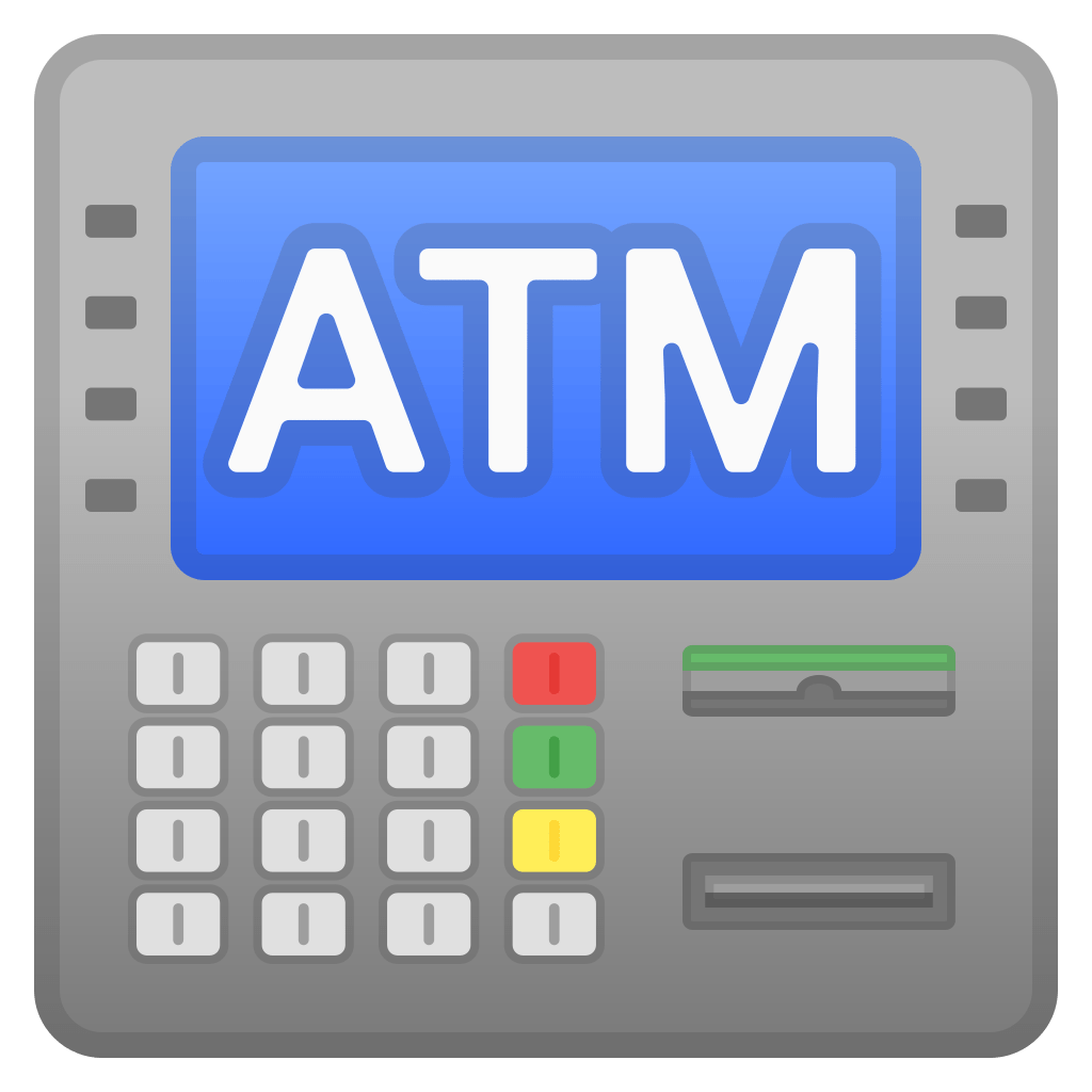 ATM sign Icon | Noto Emoji Symbols Iconset | Google