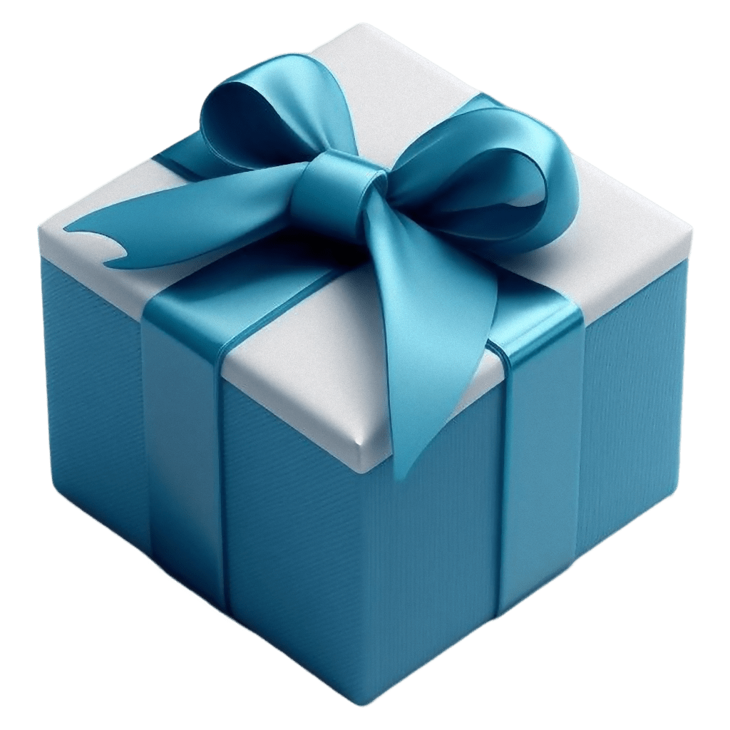 Blue 5 Gift Icon | Gift Iconset | Icon Archive