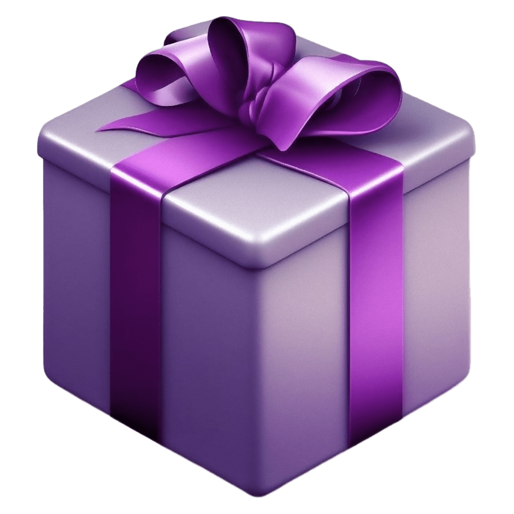 Purple 2 Gift Icon | Gift Iconset | Icon Archive