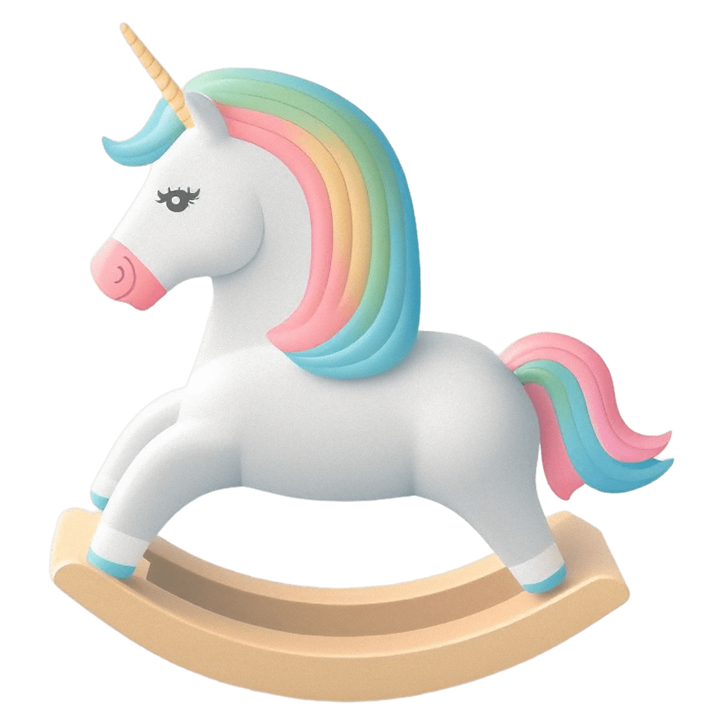 Rocking Unicore Pastel Icon | Rocking Horse Iconset | Icon Archive