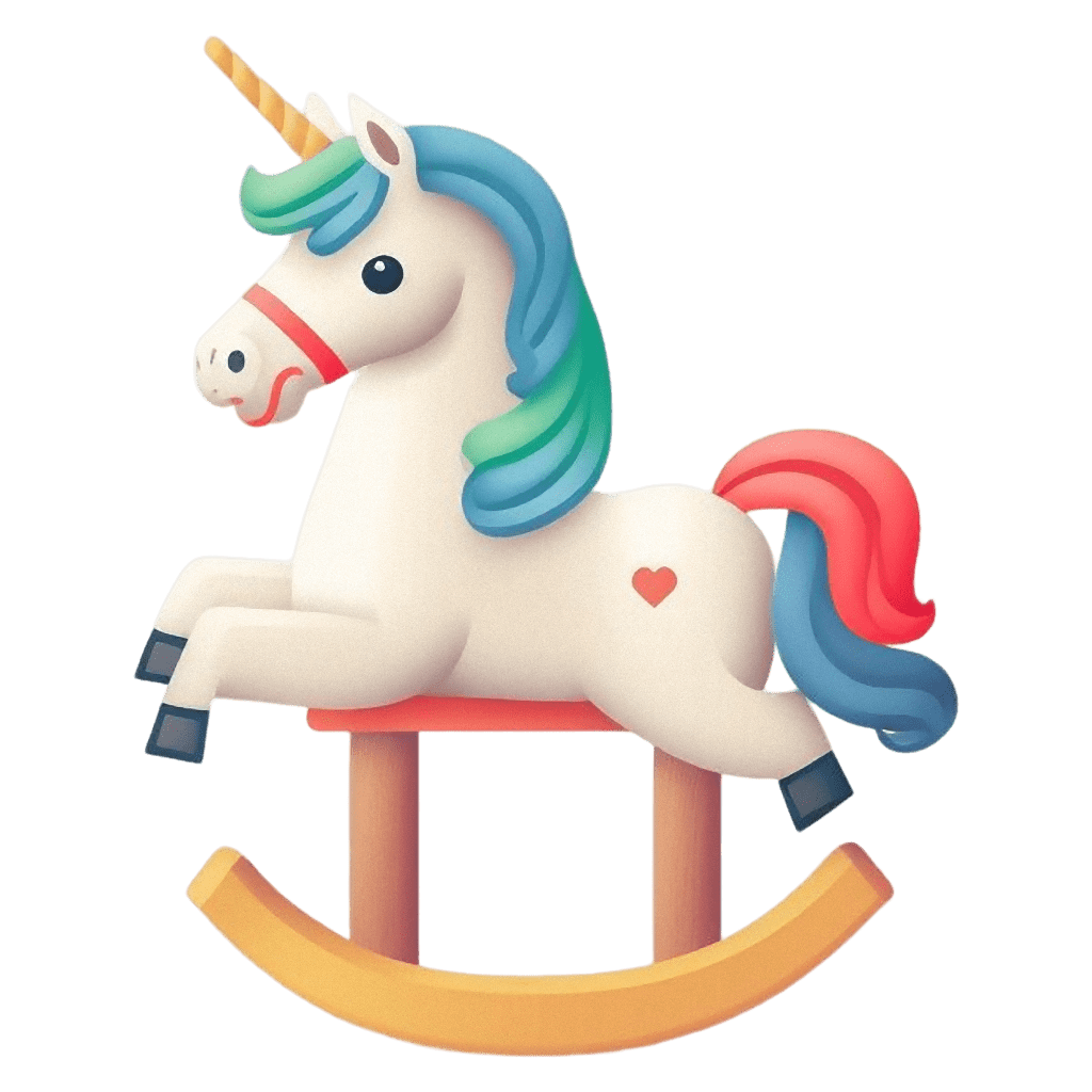 Rocking Unicorn Flat Icon | Rocking Horse Iconset | Icon Archive