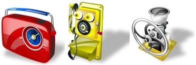 Antique Iconpack (5 icons) | Iconshock