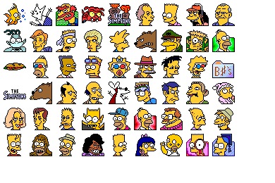 Simpsons Vol. 04 Iconset (107 icons) | Jeanette Foshee