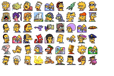Simpsons Vol. 09 Iconset (109 icons) | Jeanette Foshee